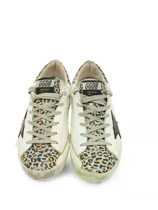 GOLDEN GOOSE Superstar Leopard Print Sneakers