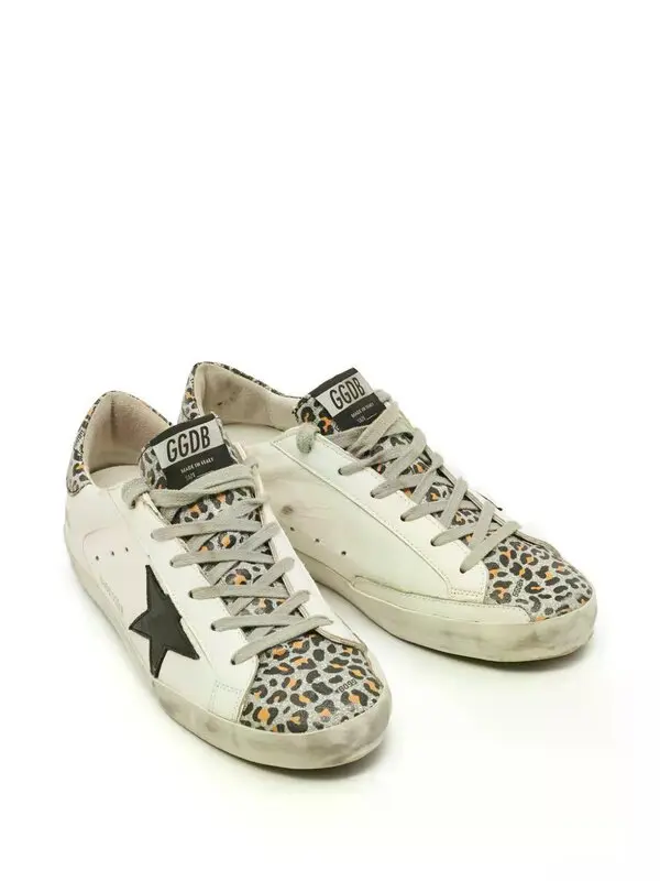 GOLDEN GOOSE Superstar Leopard Print Sneakers