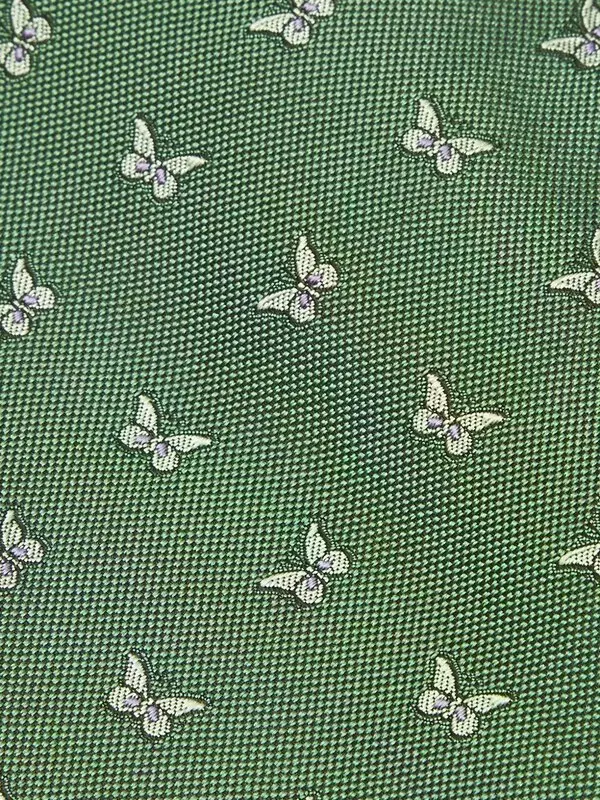 FERRAGAMO Butterfly-jacquard Tie