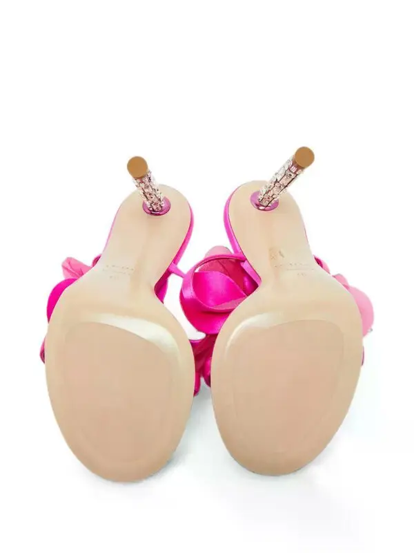 LE SILLA Rose Appliqué Sandals