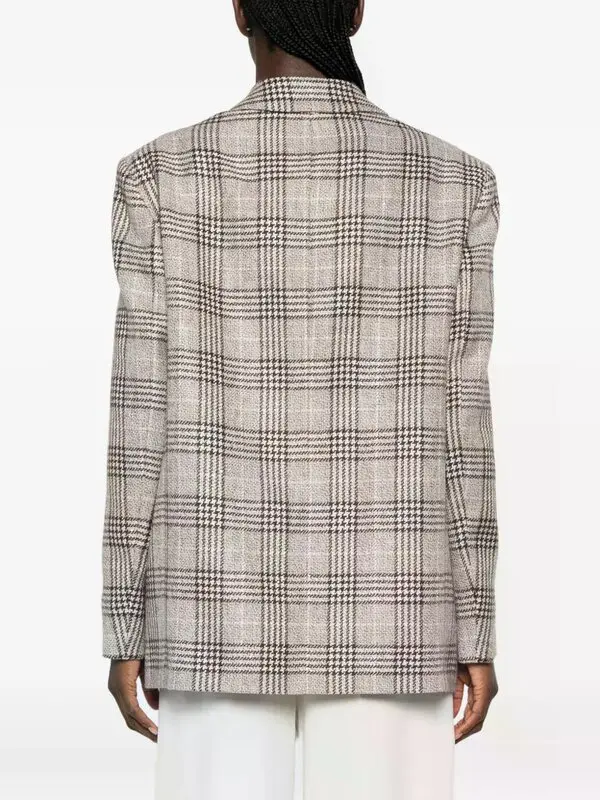 TWINSET Check-pattern Notched-lapels Jacket