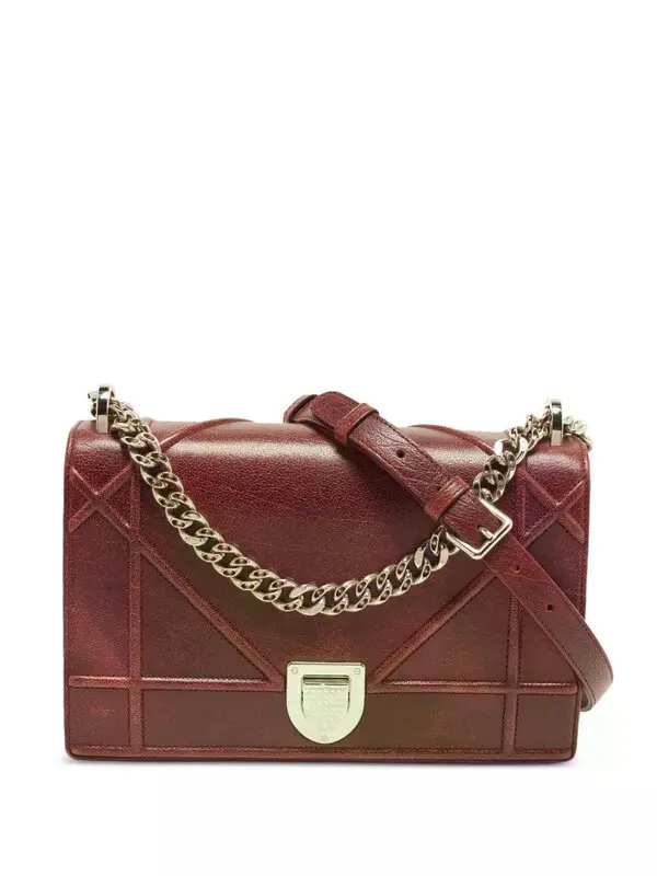 Dior Medium Diorama Shoulder Bag - Red