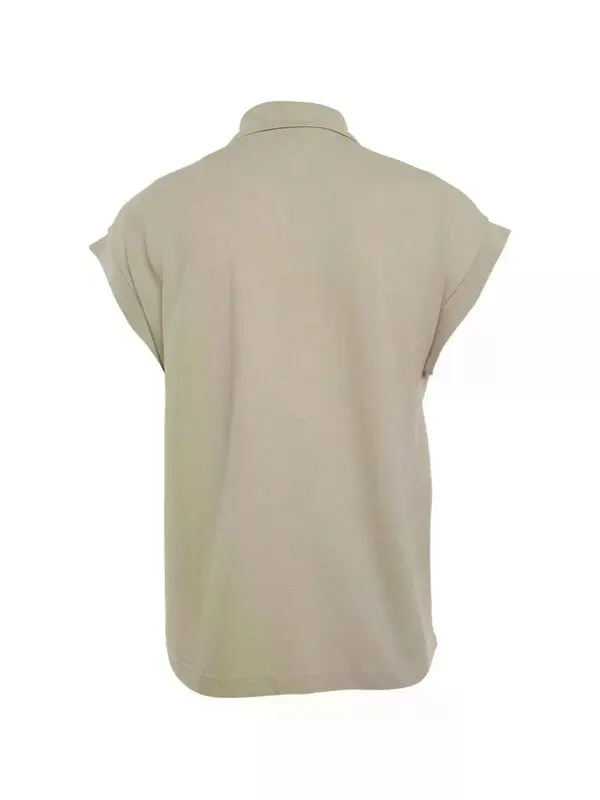 Saint Laurent Sleeveless Polo Shirt