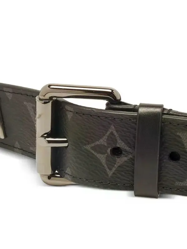 LOUIS VUITTON Monogram Eclipse Canvas Belt