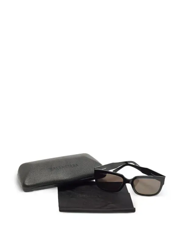 Balenciaga Bb0049s Square Frame Sunglasses - Black