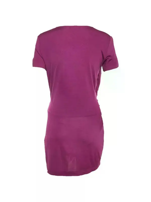 Etro Draped V-neck Mini Dress