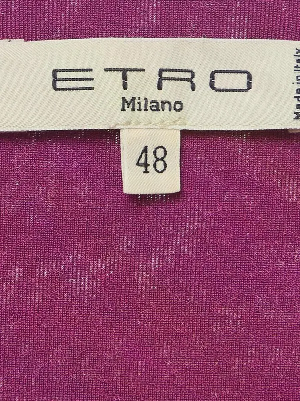 Etro Draped V-neck Mini Dress