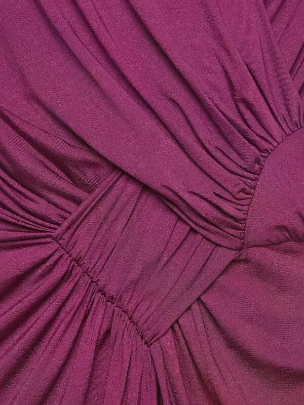 Etro Draped V-neck Mini Dress