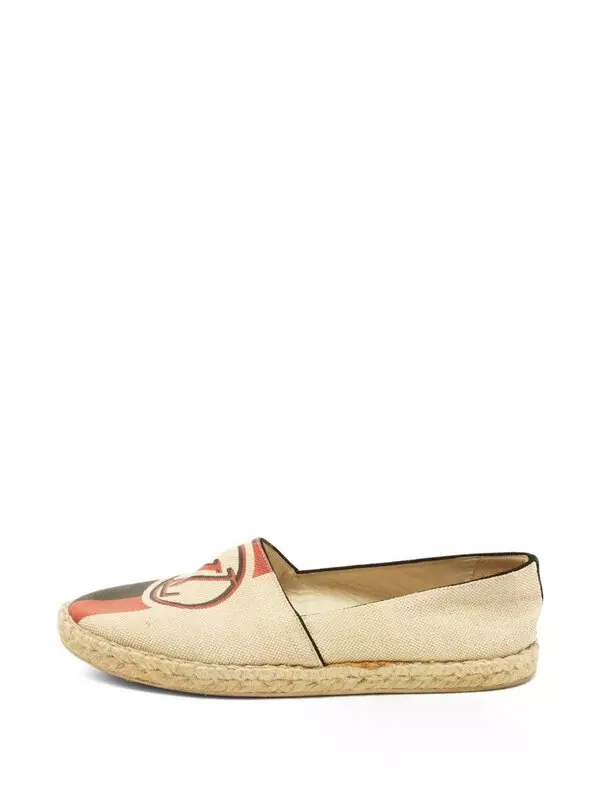 LOUIS VUITTON Logo Print Espadrilles