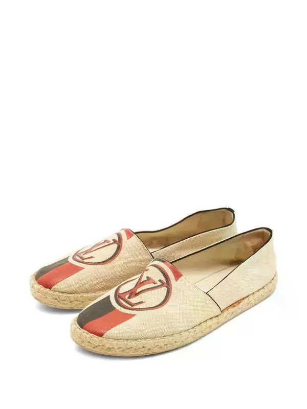 LOUIS VUITTON Logo Print Espadrilles