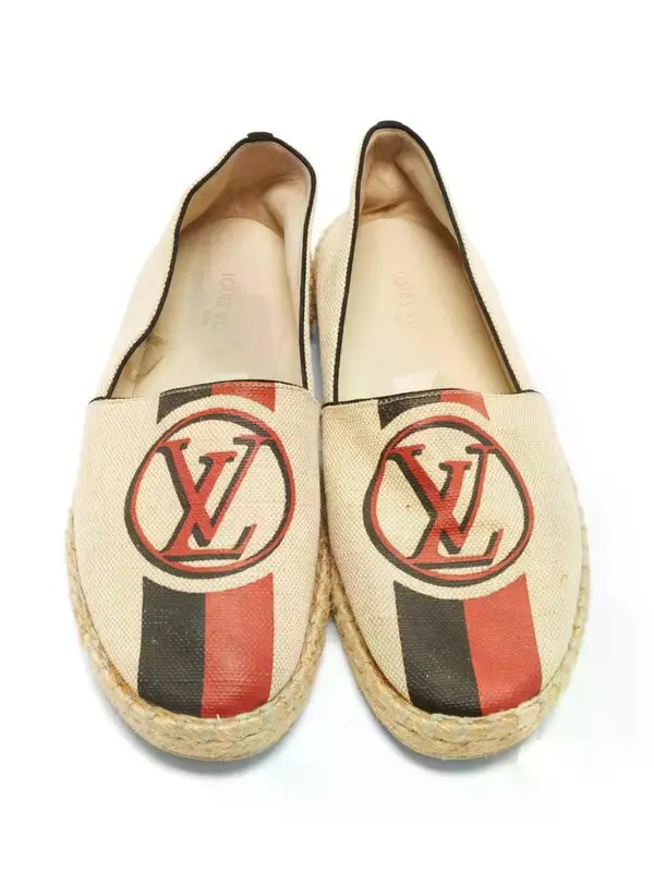 LOUIS VUITTON Logo Print Espadrilles