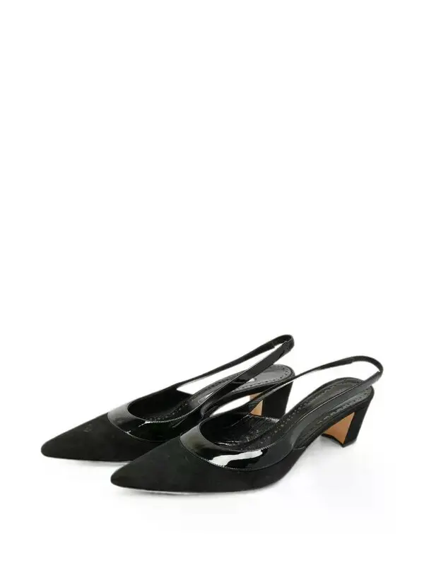 Manolo Blahnik Pointed-toe Slingback Mules