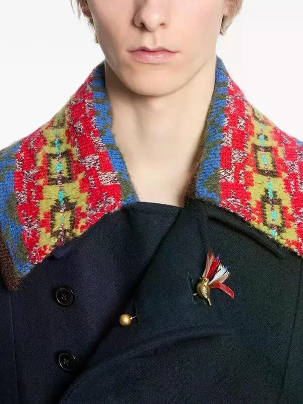 Dries Van Noten Feather Brooch