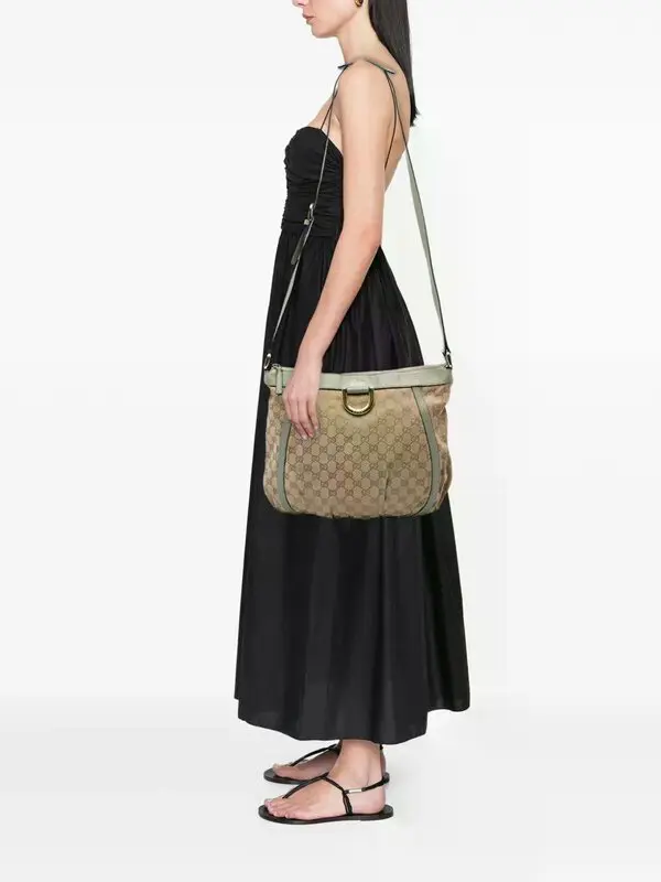Gucci Abbey D-ring Crossbody Bag - Green