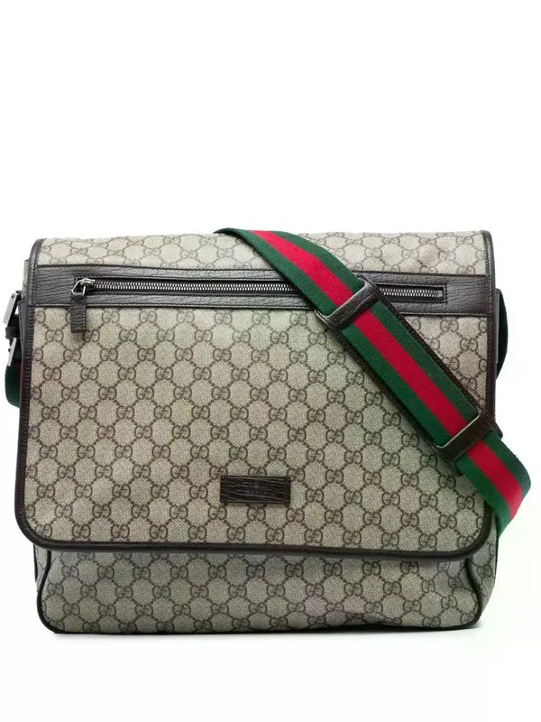 Gucci 2016-2026 Gg Supreme Web Crossbody Bag