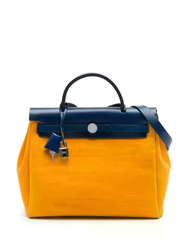 Hermès 2022 Toile Herbag Zip Retourne Verso 31 Satchel