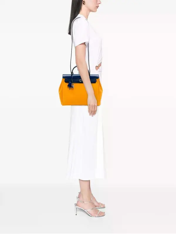 Hermès 2022 Toile Herbag Zip Retourne Verso 31 Satchel