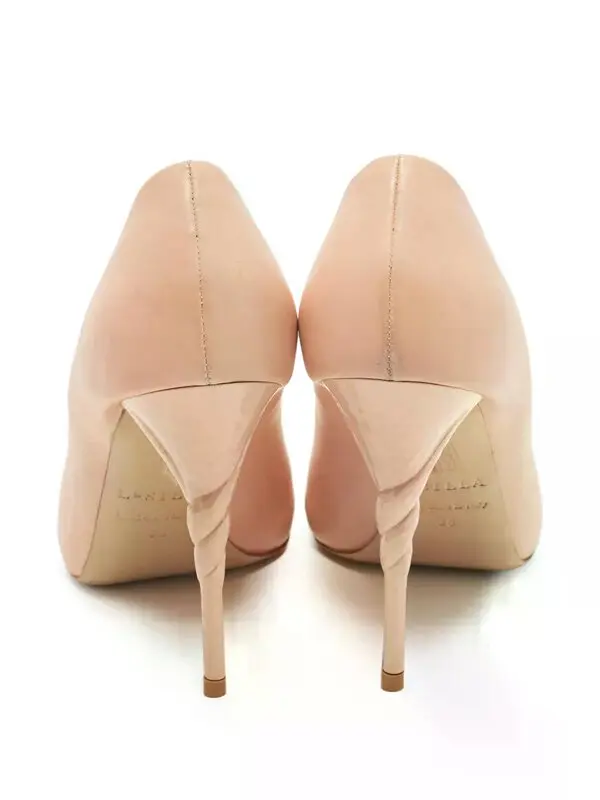 LE SILLA Peep-toe Pumps With Twisted Heel