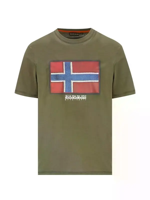 NAPAPIJRI Tiki Logo-print Crew-neck T-shirt