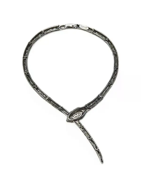 Roberto Cavalli Snake Enamel Necklace