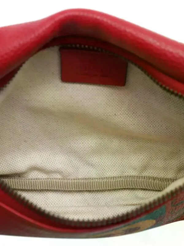Gucci 2016-2026 Small Grained Calfskin Web Logo Belt Bag