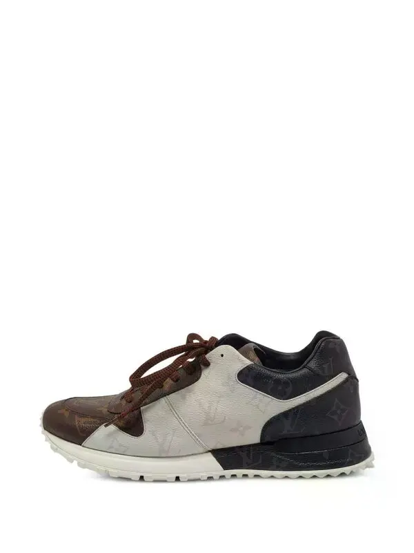 LOUIS VUITTON Run Away Monogram Canvas Sneakers