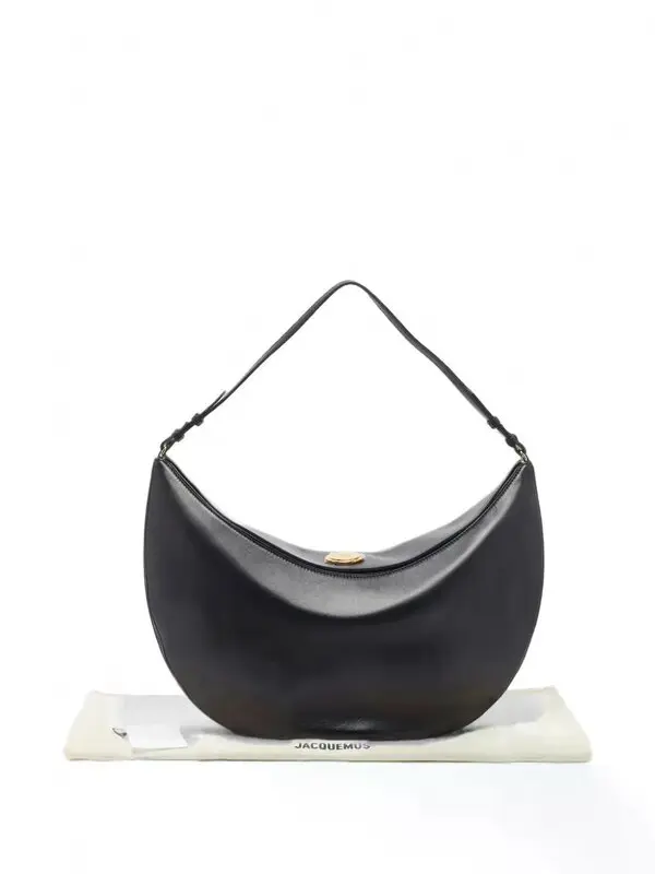 Jacquemus Le Sac Ovalo Shoulder Bag - Black