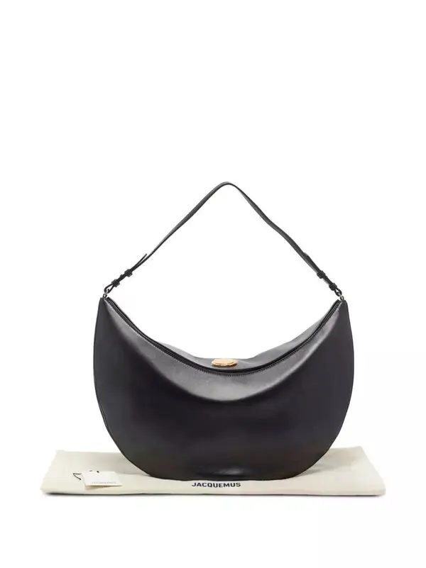 Jacquemus Le Sac Ovalo Shoulder Bag - Black