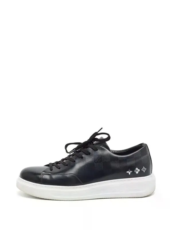 LOUIS VUITTON Beverly Hills Leather Sneakers