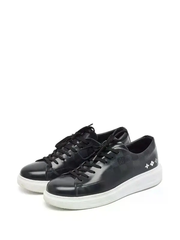 LOUIS VUITTON Beverly Hills Leather Sneakers