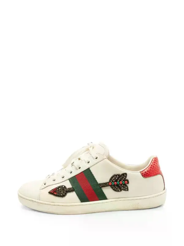 Gucci Ace Low-top Sneakers - White