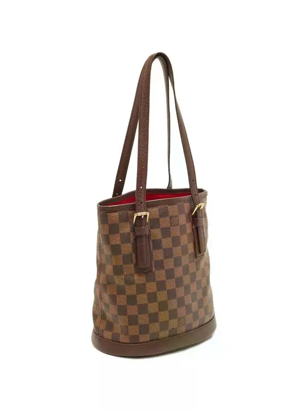 LOUIS VUITTON Marais Damier Ébène Bucket Bag
