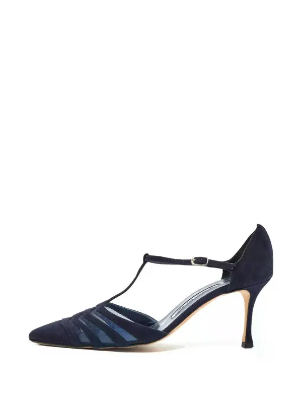 Manolo Blahnik Jane Heeled Pumps - Blue