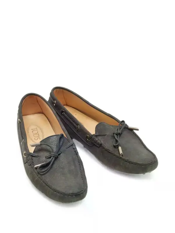 TOD'S Gommino Nubuck Loafers - Blue