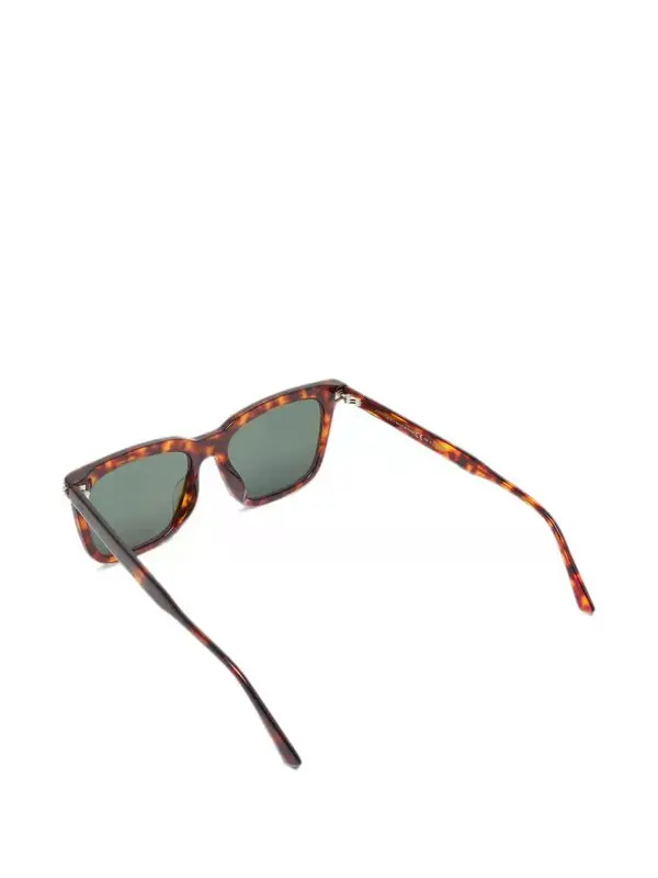 JIMMY CHOO Tortoiseshell-effect Square Frame Sunglasses