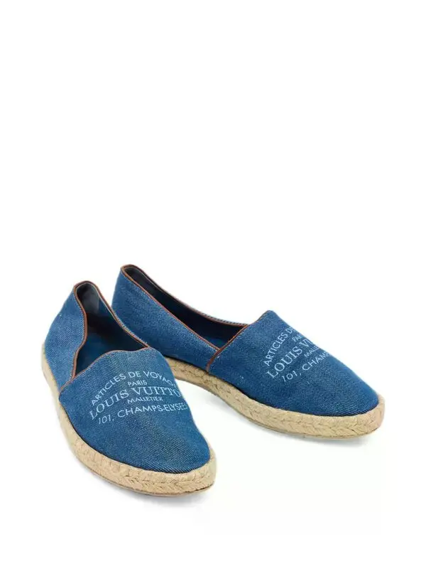 LOUIS VUITTON Articles De Voyage Flat Espadrilles