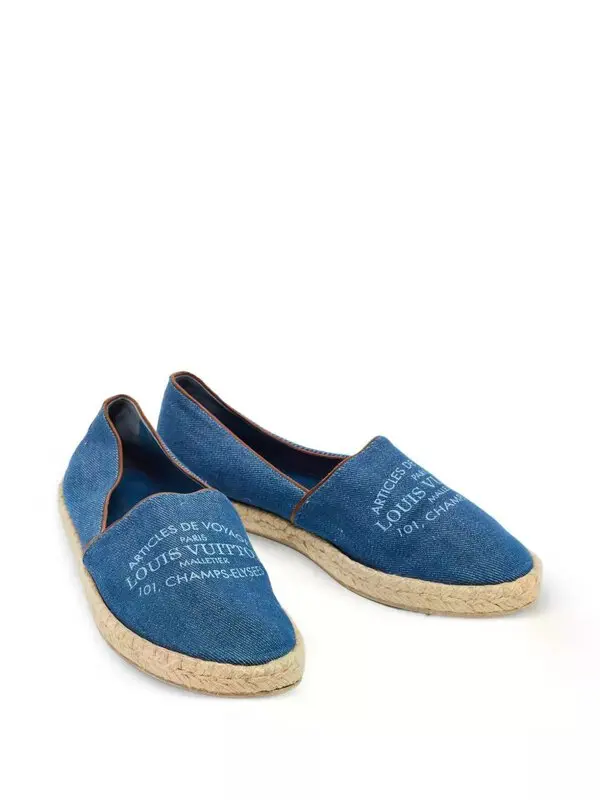LOUIS VUITTON Articles De Voyage Flat Espadrilles