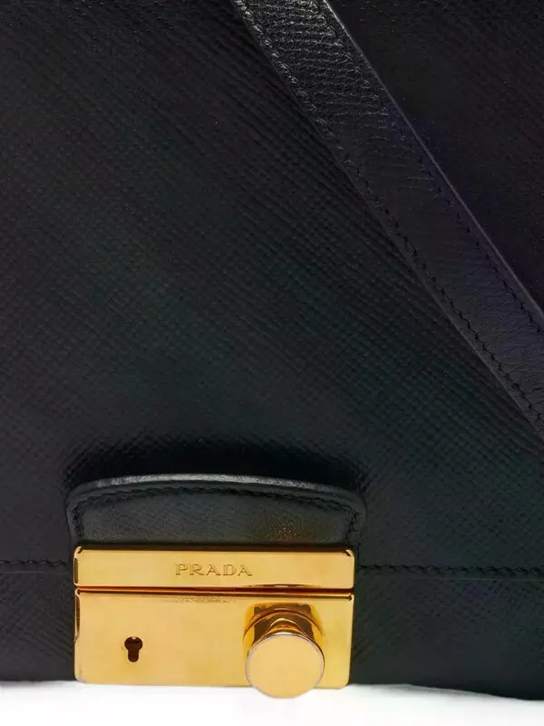 Prada Saffiano Top Handle Mini Bag