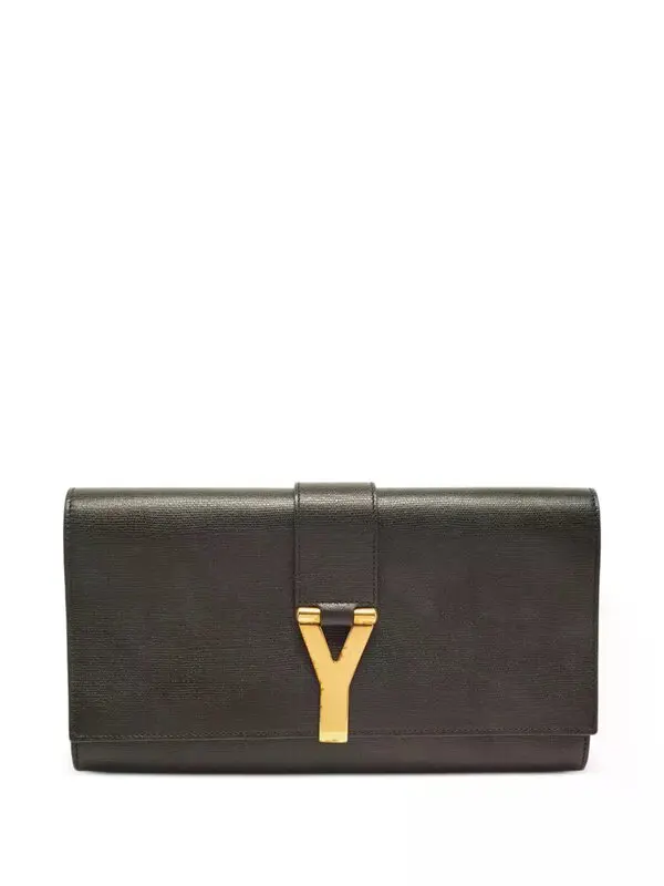 Saint Laurent Y Ligne Clutch Bag - Black