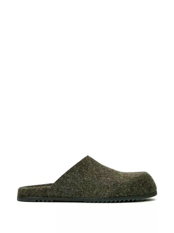 Rick Owens Granola Mules - Green
