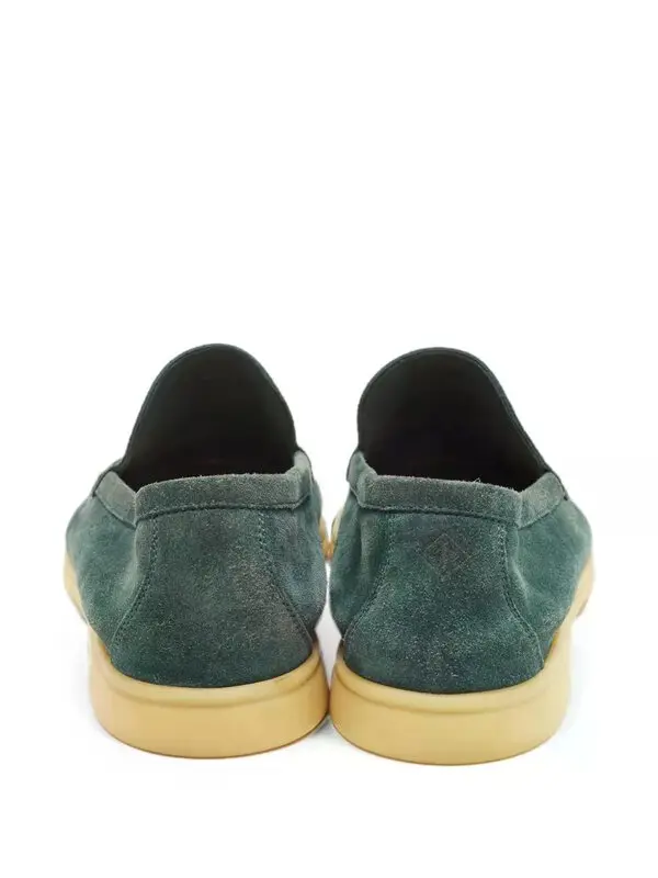 Loro Piana Summer Walk Loafers - Green
