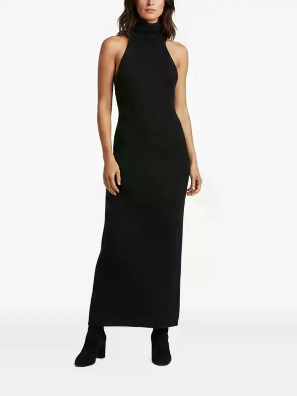 Magda Butrym Halterneck Knitted Maxi Dress