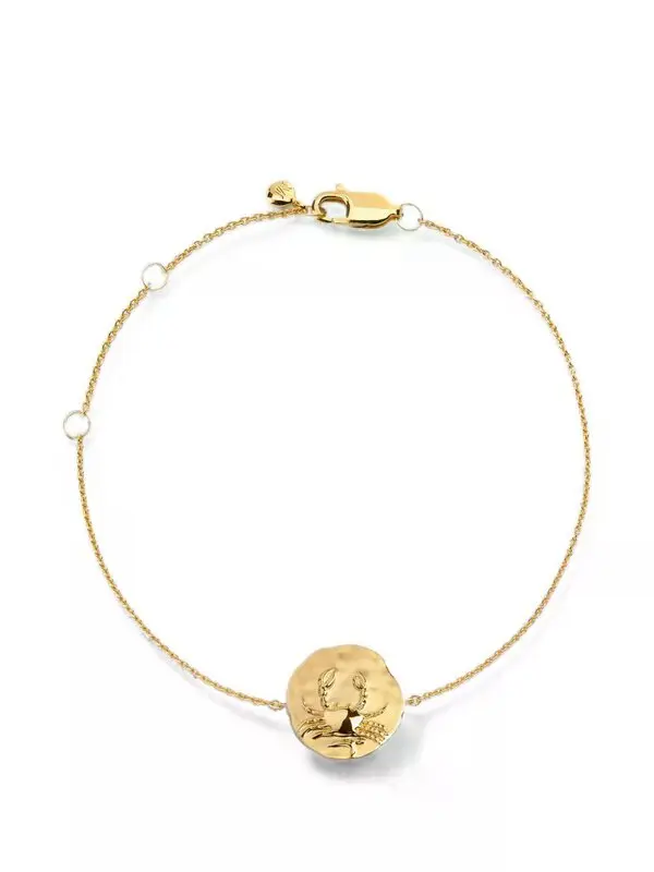 Monica Vinader Tone Cancer Zodiac Chain Bracelet - Gold