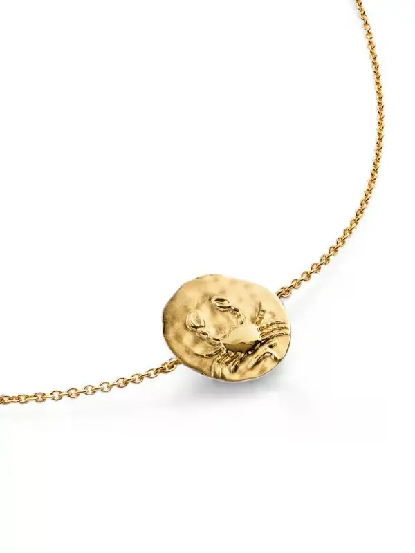 Monica Vinader Tone Cancer Zodiac Chain Bracelet - Gold