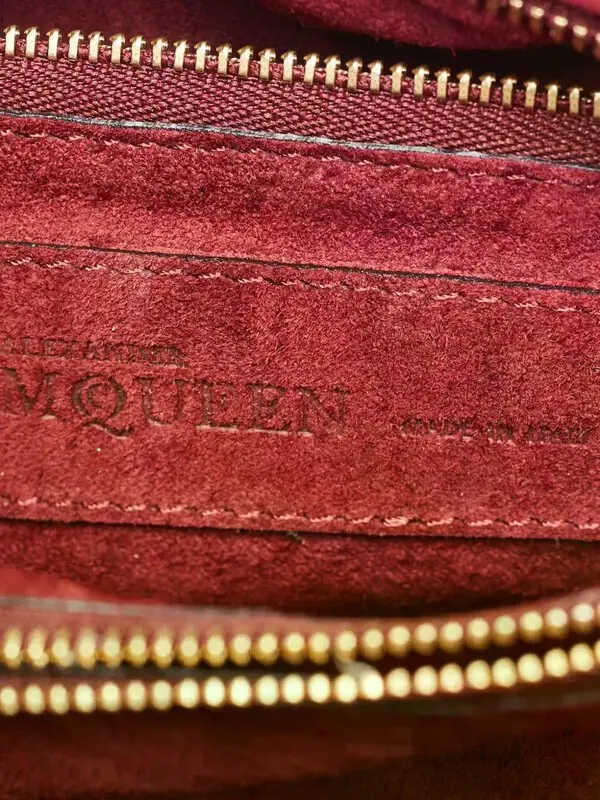 Alexander McQueen Python-embossed Crystal-embellished Tote Bag