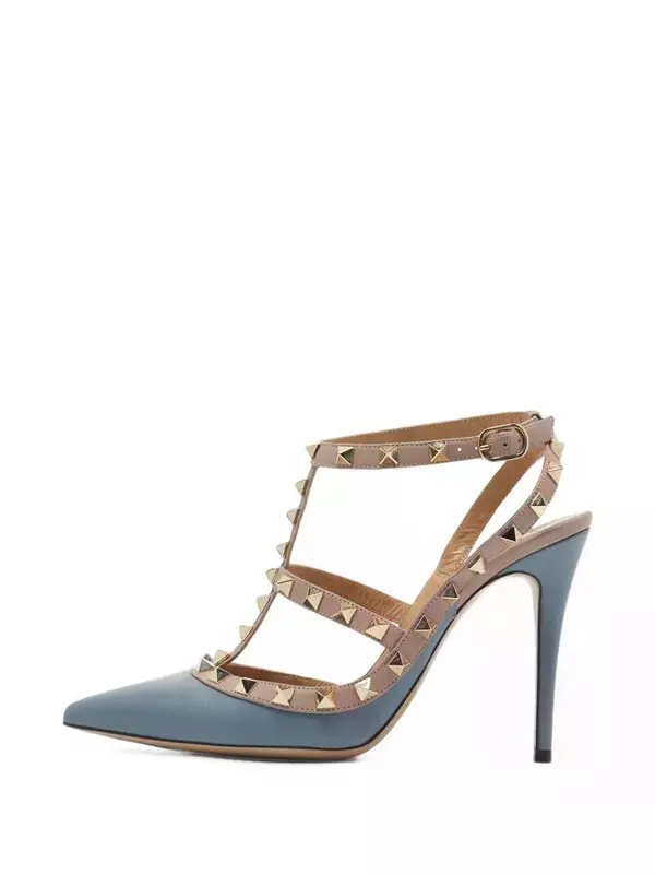 Valentino Garavani Rockstud Caged Pumps - Blue