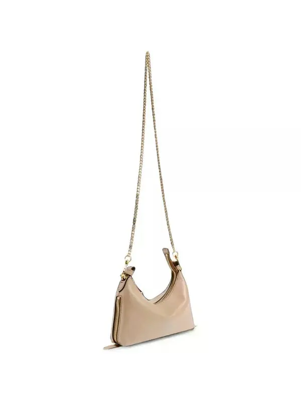 LANCEL Origami Leather Small Shoulder Bag - Neutrals