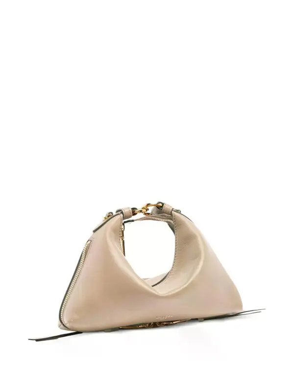 LANCEL Origami Leather Shoulder Bag - Neutrals