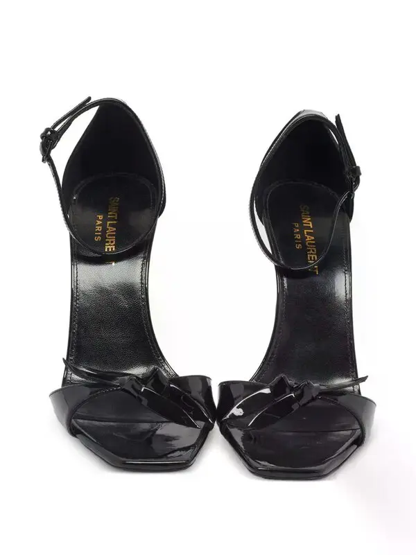 Saint Laurent Bea 90 Ankle Strap Heeled Sandals
