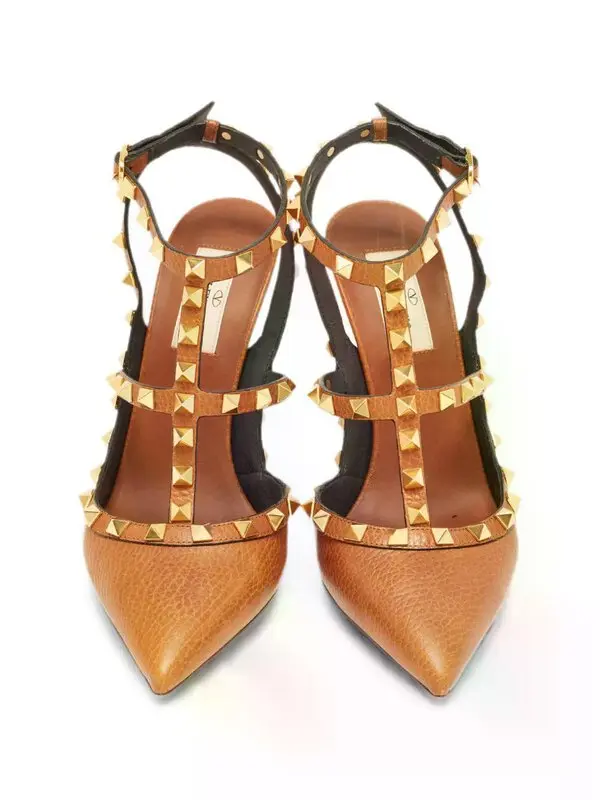 Valentino Garavani Rockstud Ankle Strap Pumps